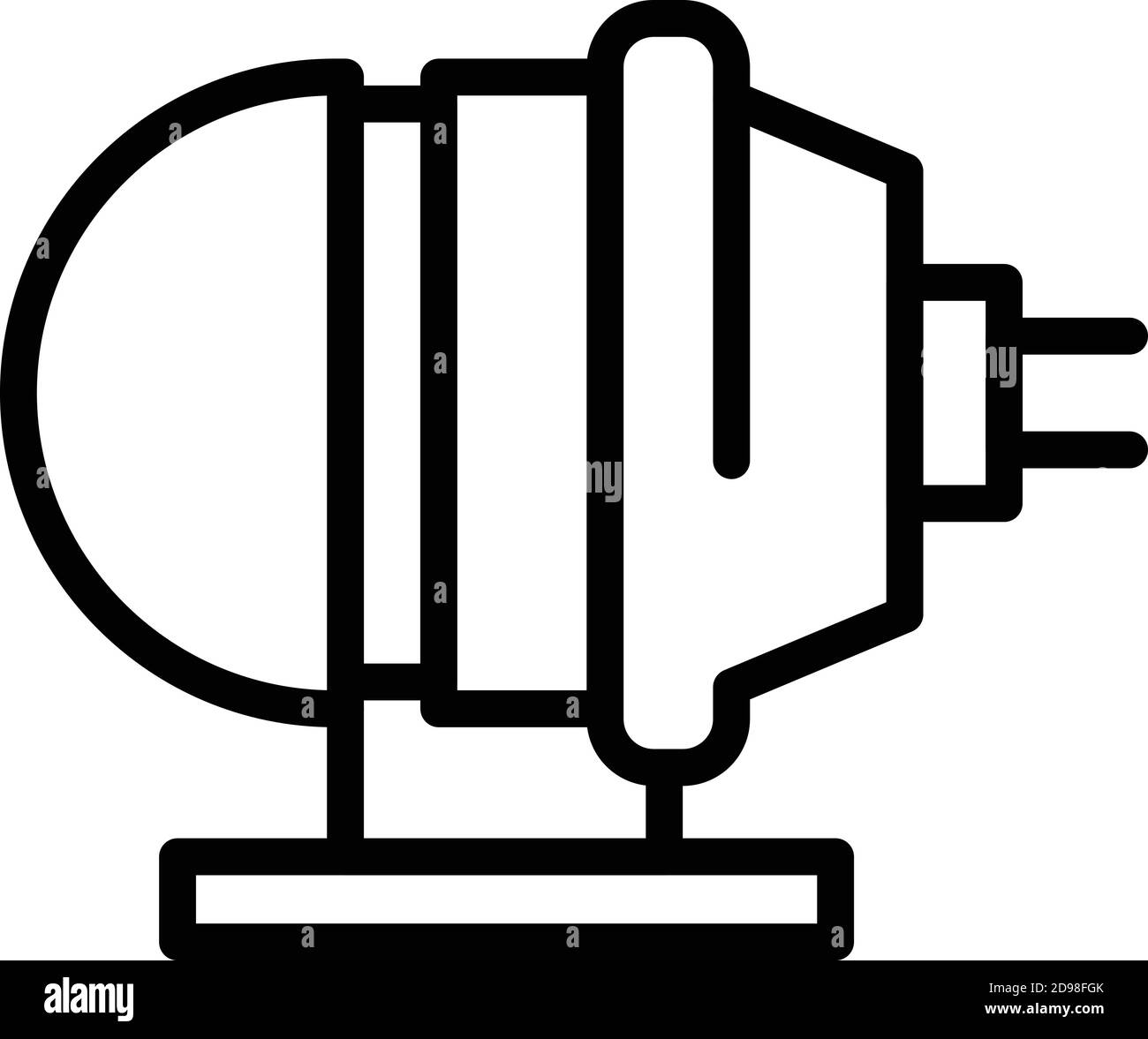 Electric pump icon. Outline electric pump vector icon for web design ...