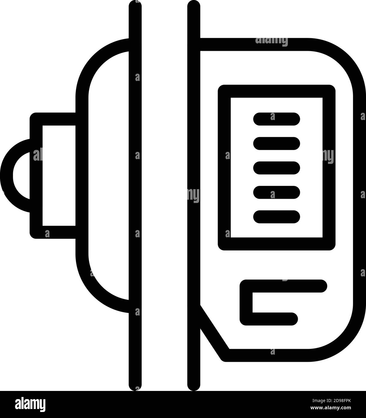 Power pump icon. Outline power pump vector icon for web design isolated ...