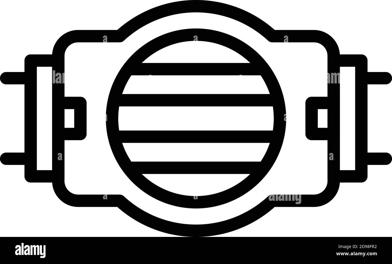 Motor pump irrigation icon. Outline motor pump irrigation vector icon ...