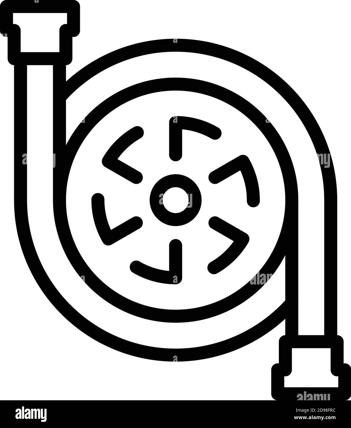 Factory pump icon. Outline factory pump vector icon for web design ...