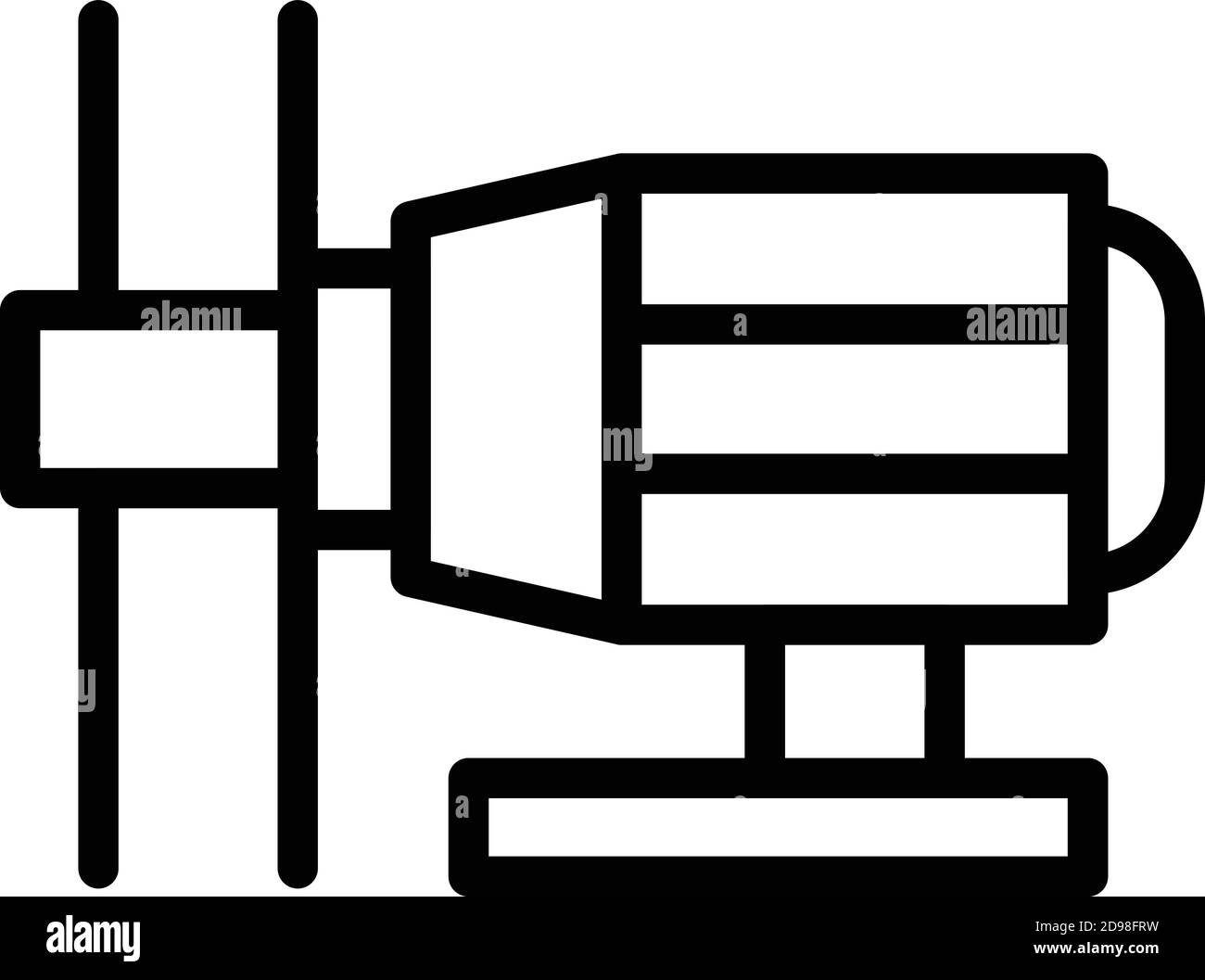 Control valve icon. Outline control valve vector icon for web design ...