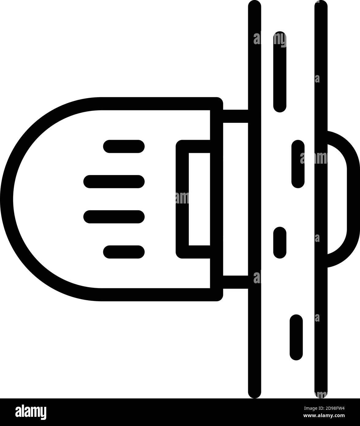 Pool pump icon. Outline pool pump vector icon for web design isolated ...