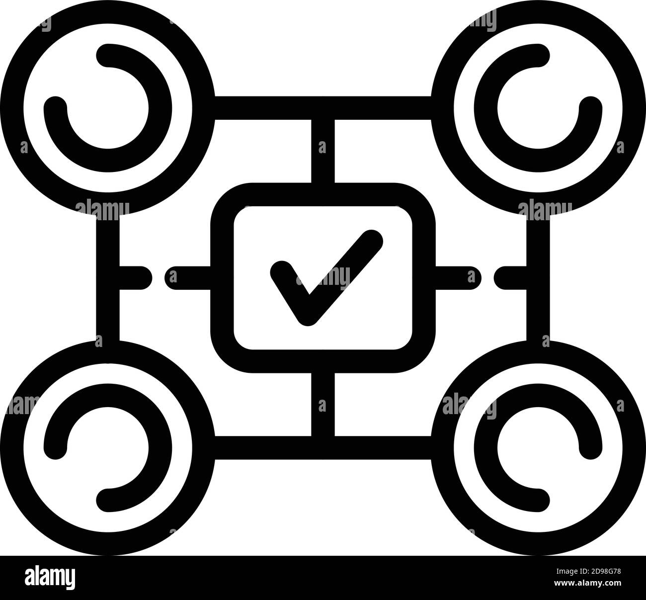 Content monetization icon. Outline content monetization vector icon for ...