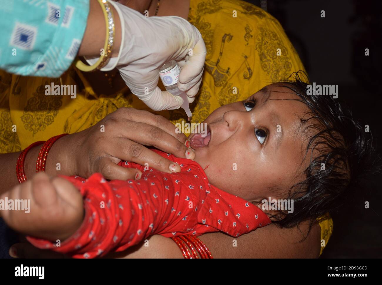 Indian baby polio drops hi-res stock photography and images - Alamy