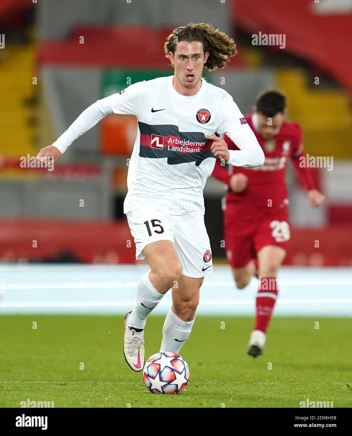 FC Midtjylland's Bozhidar Kraev during the UEFA Champions League Group ...
