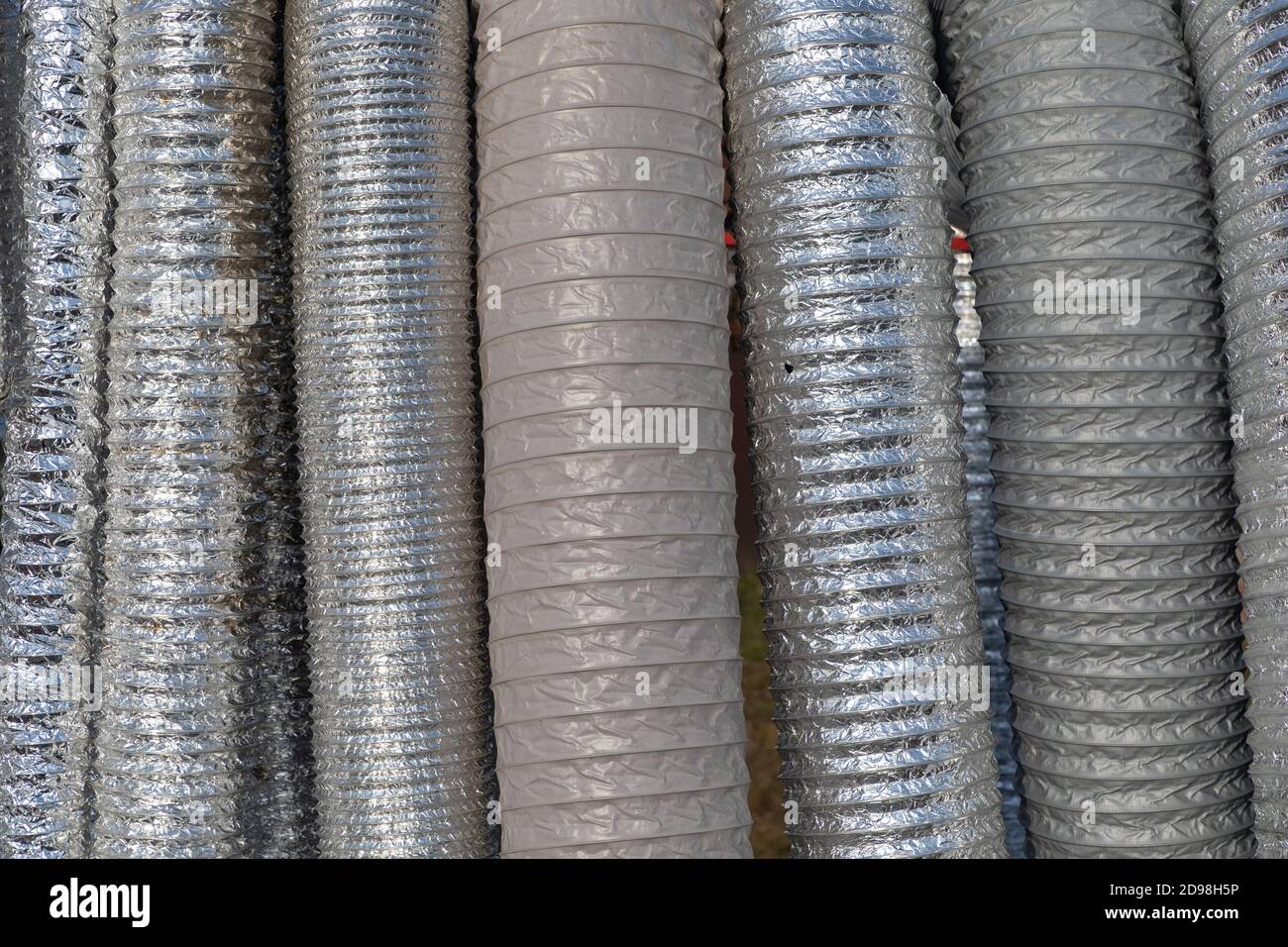 Many Different Pipe Tube Hose for Air Duct Stock Photo - Alamy