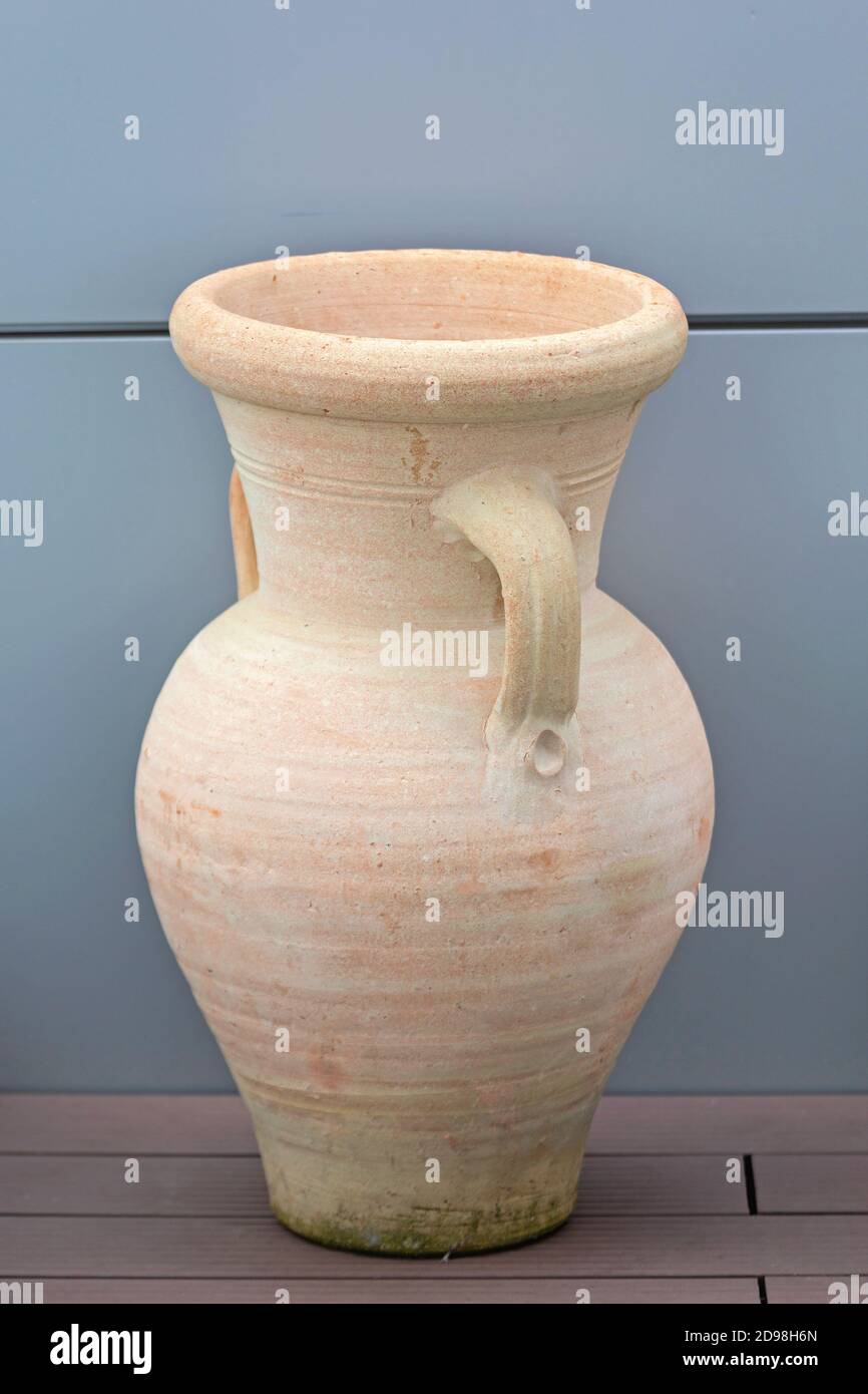 Big Jug Pottery Earthware Ceramic for Garden Terrace Stock Photo - Alamy