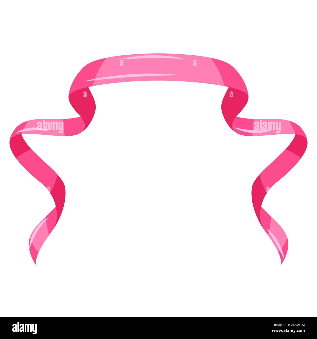 Pink Ribbon Border Clip Art