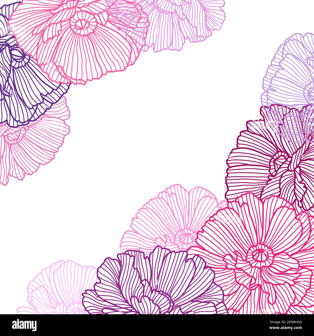 Wild field poppies Stock Vector Images - Alamy