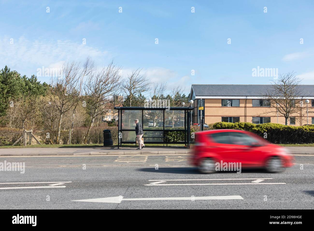 Person Waiting For Bus High Resolution Stock Photography and Images - Alamy