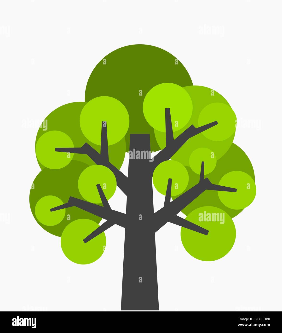 Old tree. Vector illustration Stock Vector Image & Art - Alamy