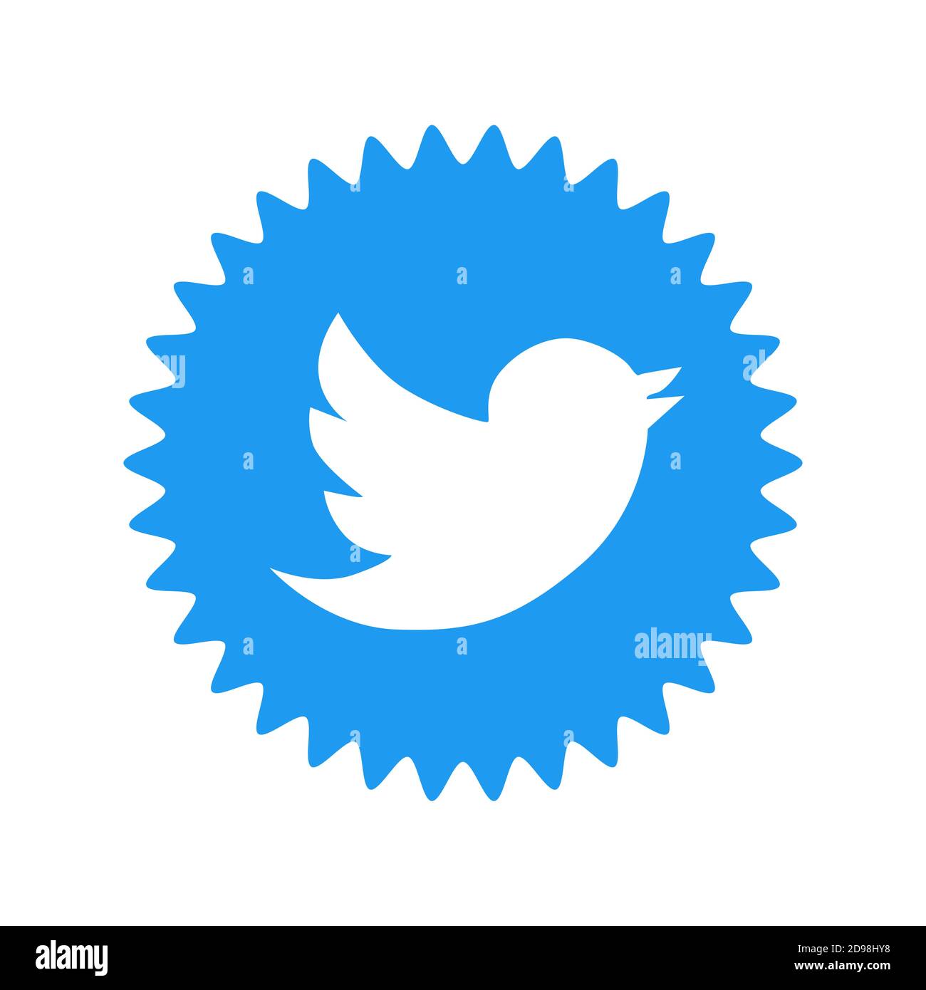 Twitter logo background Cut Out Stock Images & Pictures - Alamy
