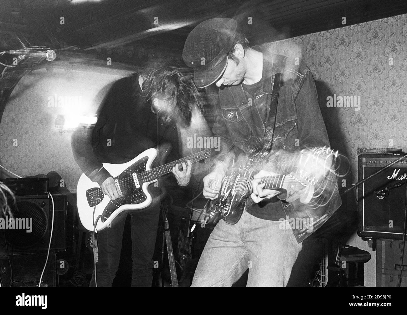 Andrew Sherriff and Simon Rowe of shoegazing/alternative rock group ...