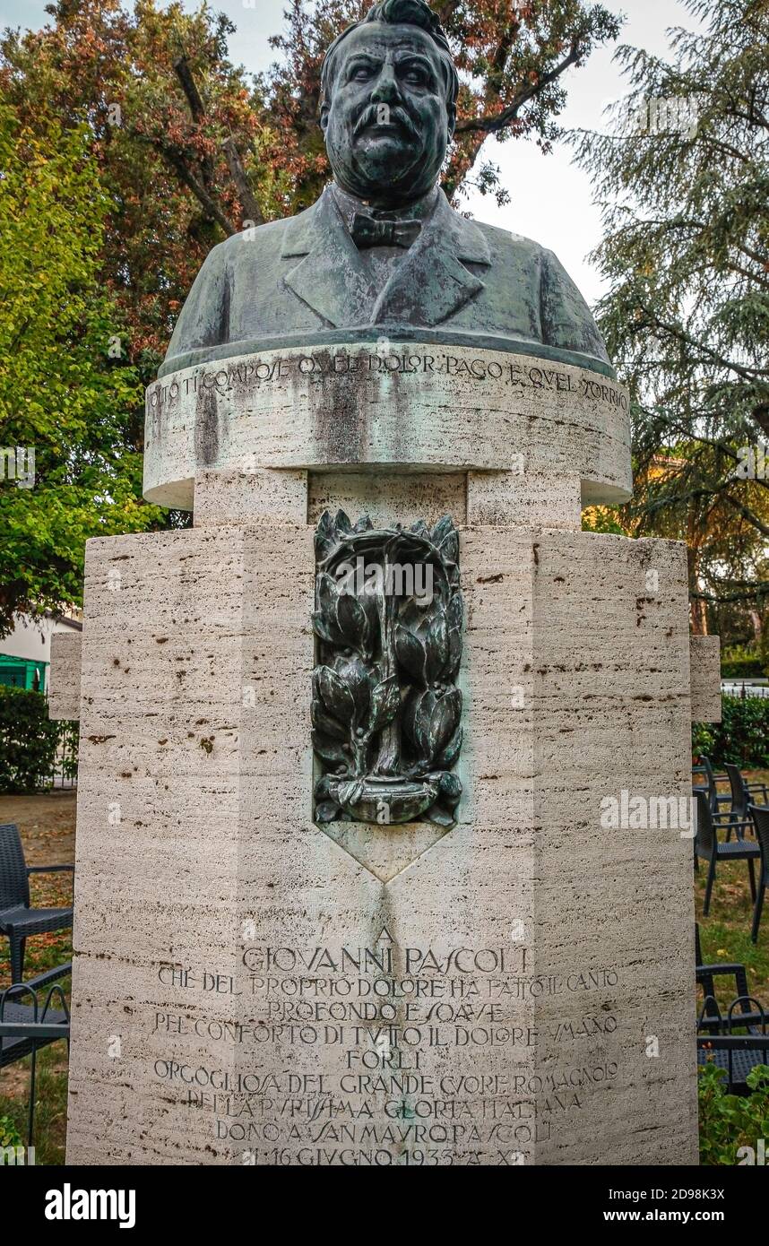 Italy Emilia Romagna San Mauro Pascoli - House of the italian poet ...