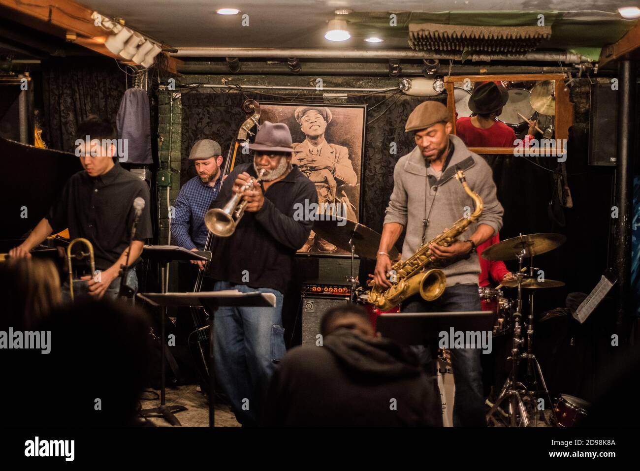 Jazz in the basement Stock Photo - Alamy