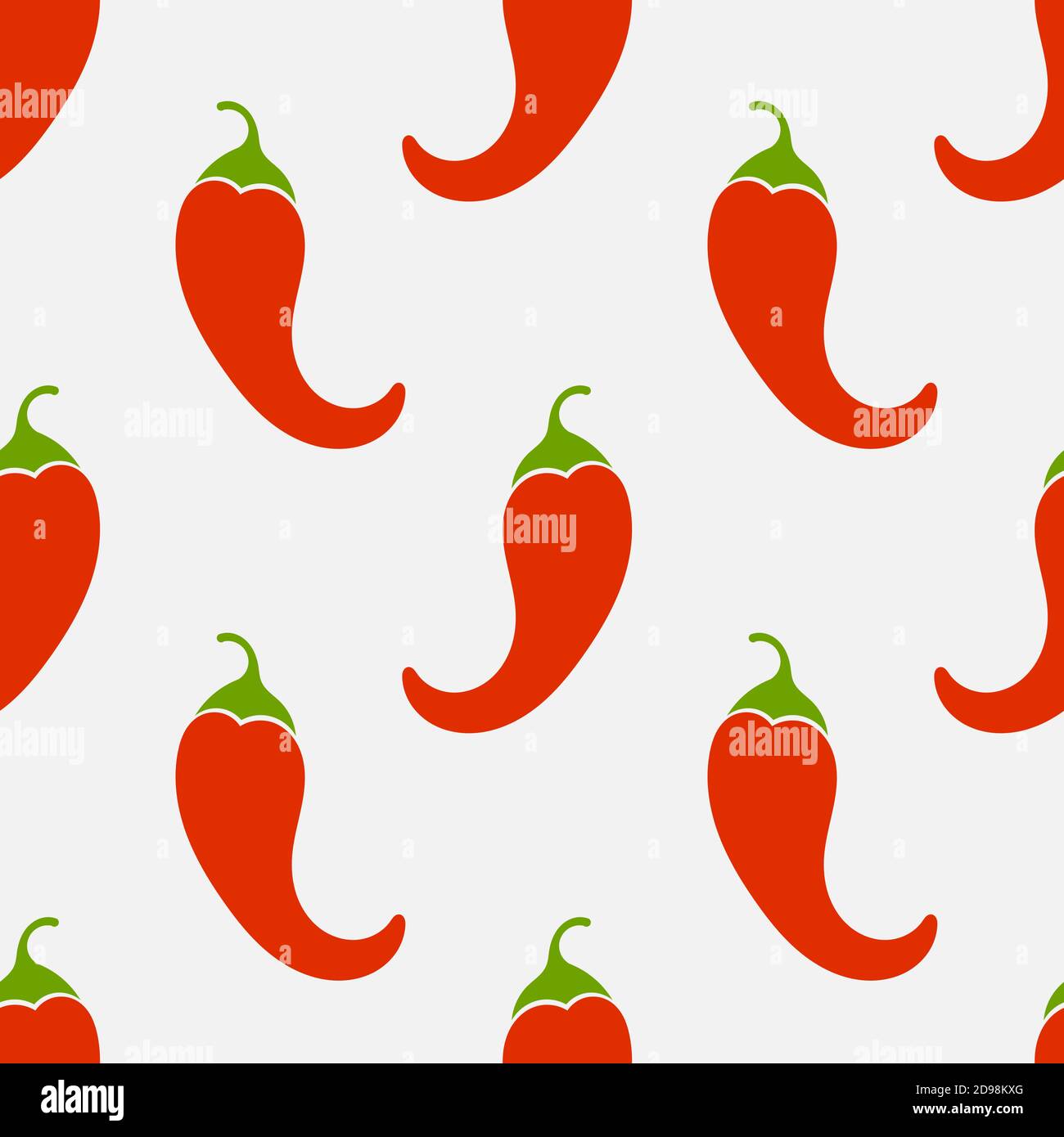 Chili peppers seamless pattern. Vector illustration Stock Vector Image ...