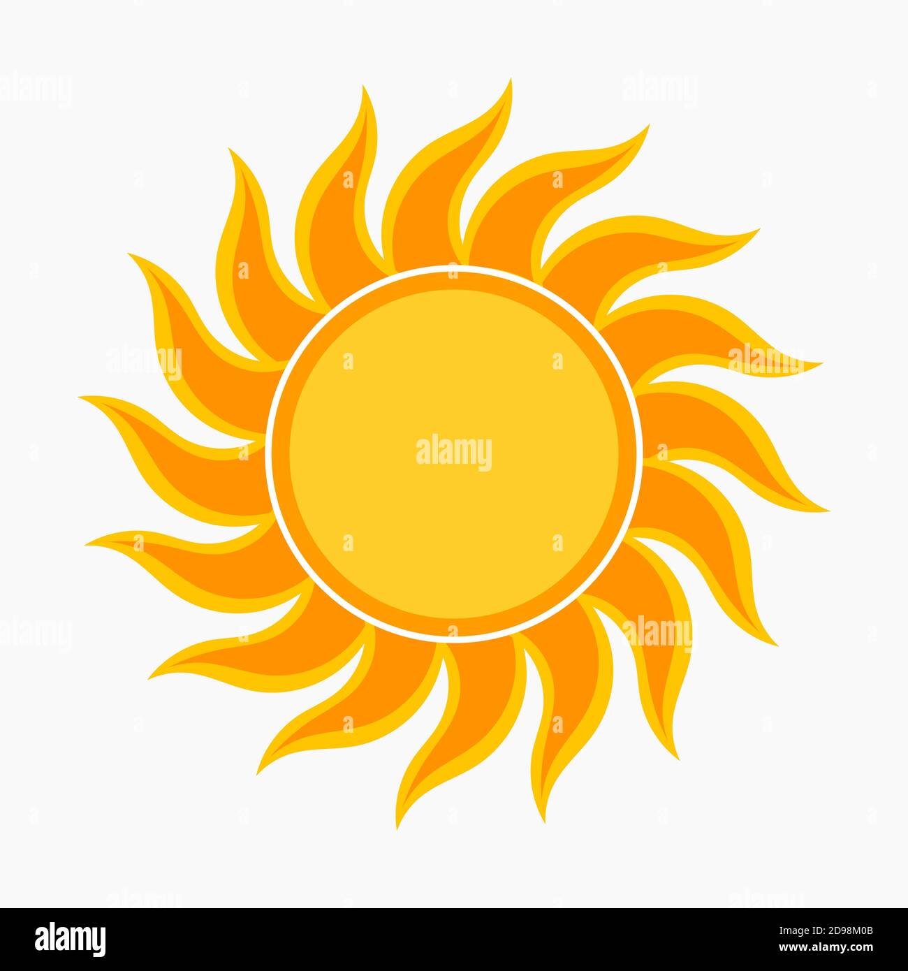 Sun vector illustration Stock Vector Image & Art - Alamy