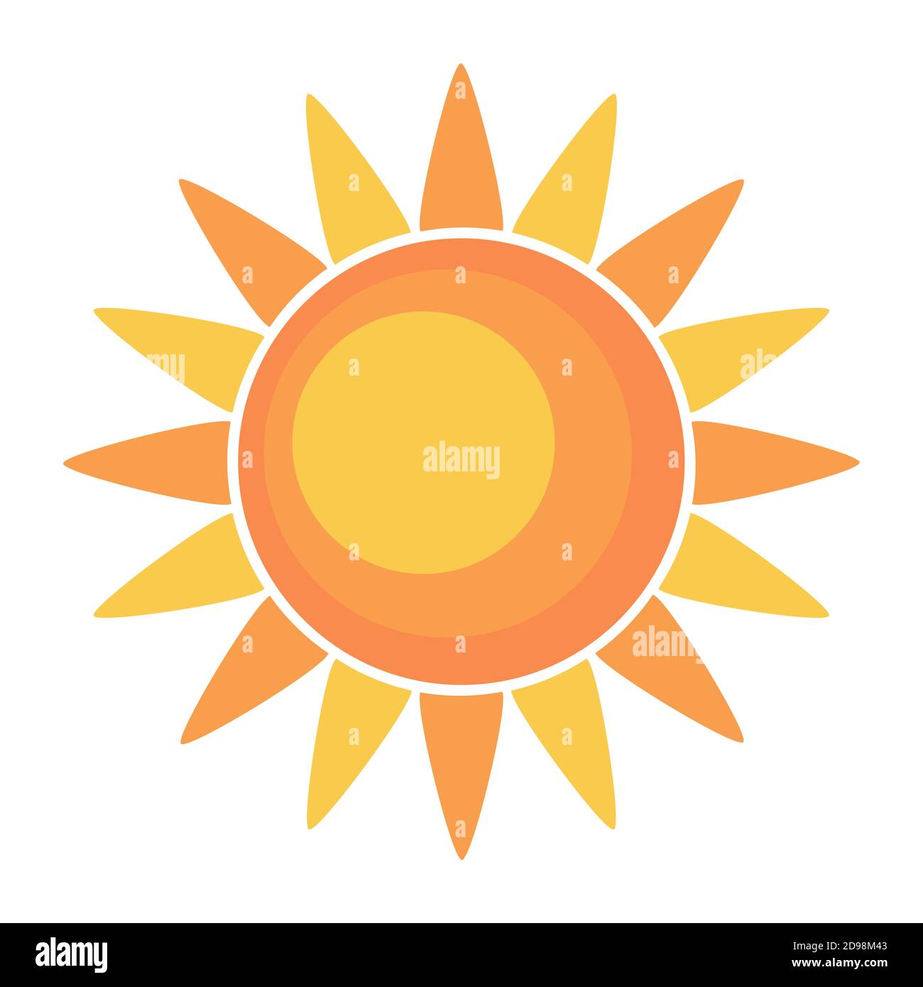 The sun vector illustration Stock Vector Image & Art - Alamy