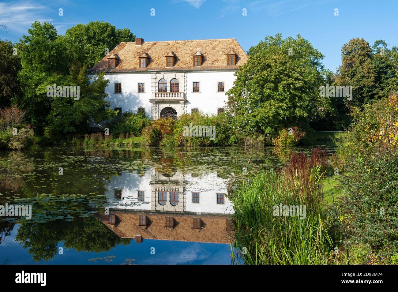 Muskau palace, Muskau Park, Upper Lusatia, Germany Stock Photo - Alamy