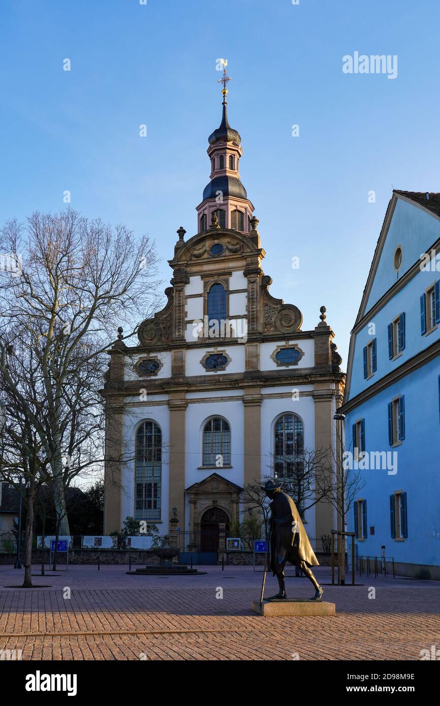 Trinity Church, called Dreifaltigkeitskirche in German, a Baroque ...