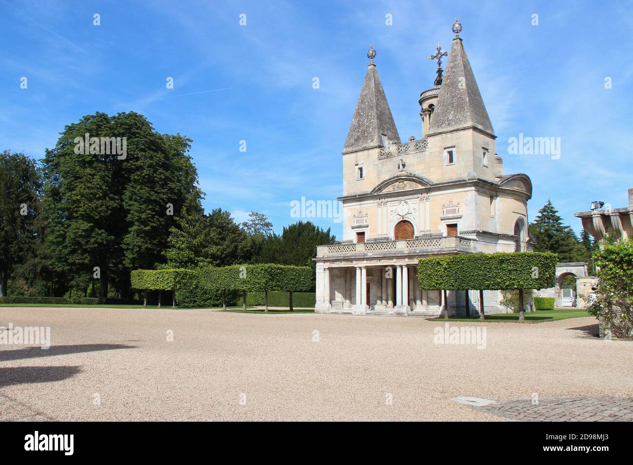 renaissance chapel in anet (france Stock Photo - Alamy
