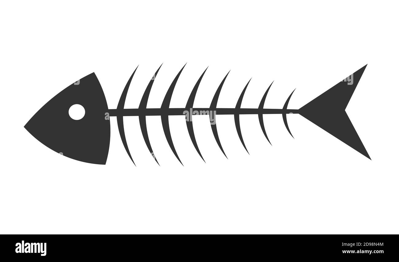 Fishbone. Vector illustration Stock Vector Image & Art - Alamy