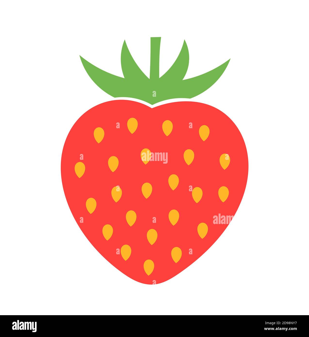 Strawberry icon. Vector illustration Stock Vector Image & Art - Alamy