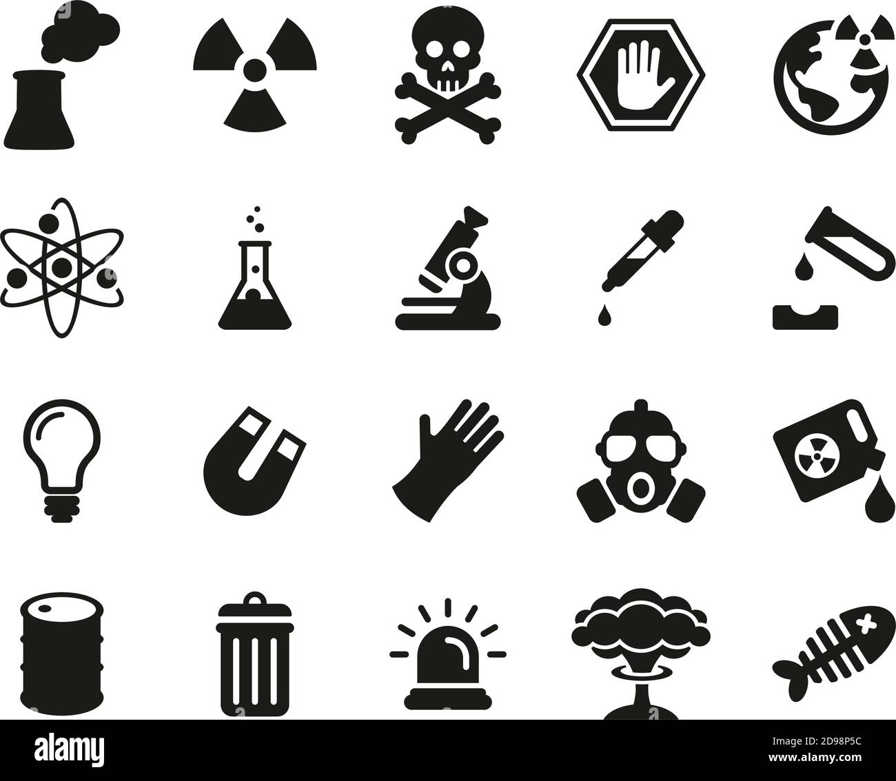 Nuclear power plant explosion Cut Out Stock Images & Pictures - Alamy