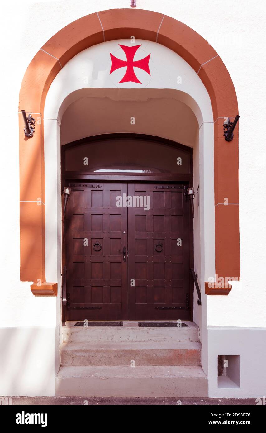Templer house one of the oldest houses in Boppard 1234. Facades detail ...