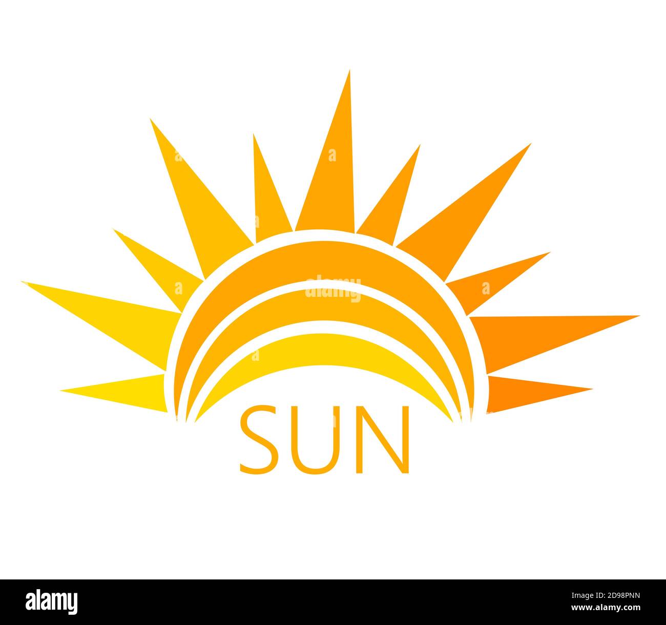 Sun symbol. Vector illustration Stock Vector Image & Art - Alamy
