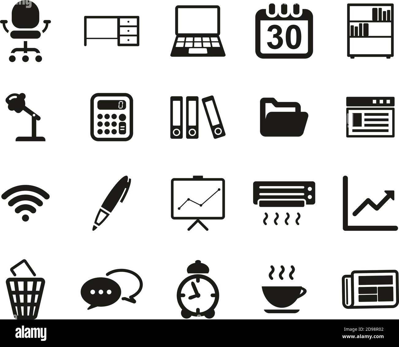 Isolated outline folder office Stock Vector Images - Alamy