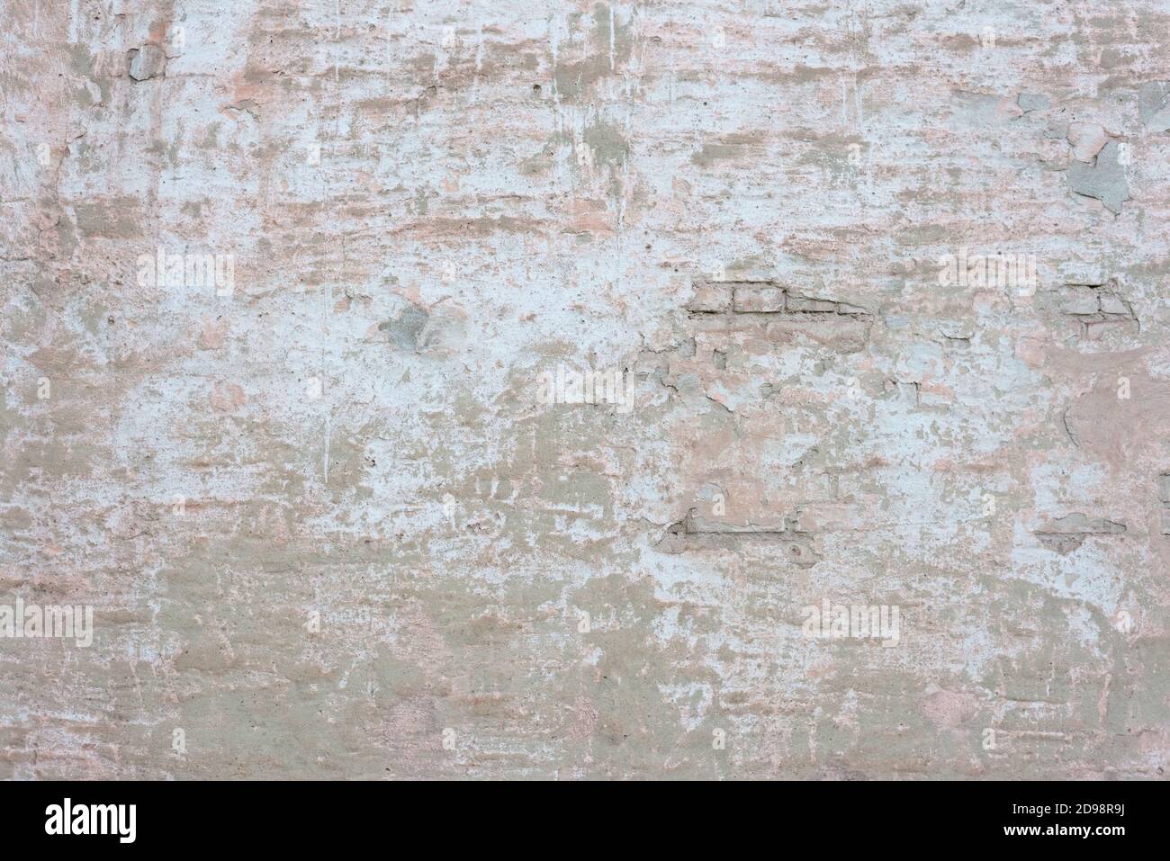 texture of old brick wall plaster on the wall of a street house old ...