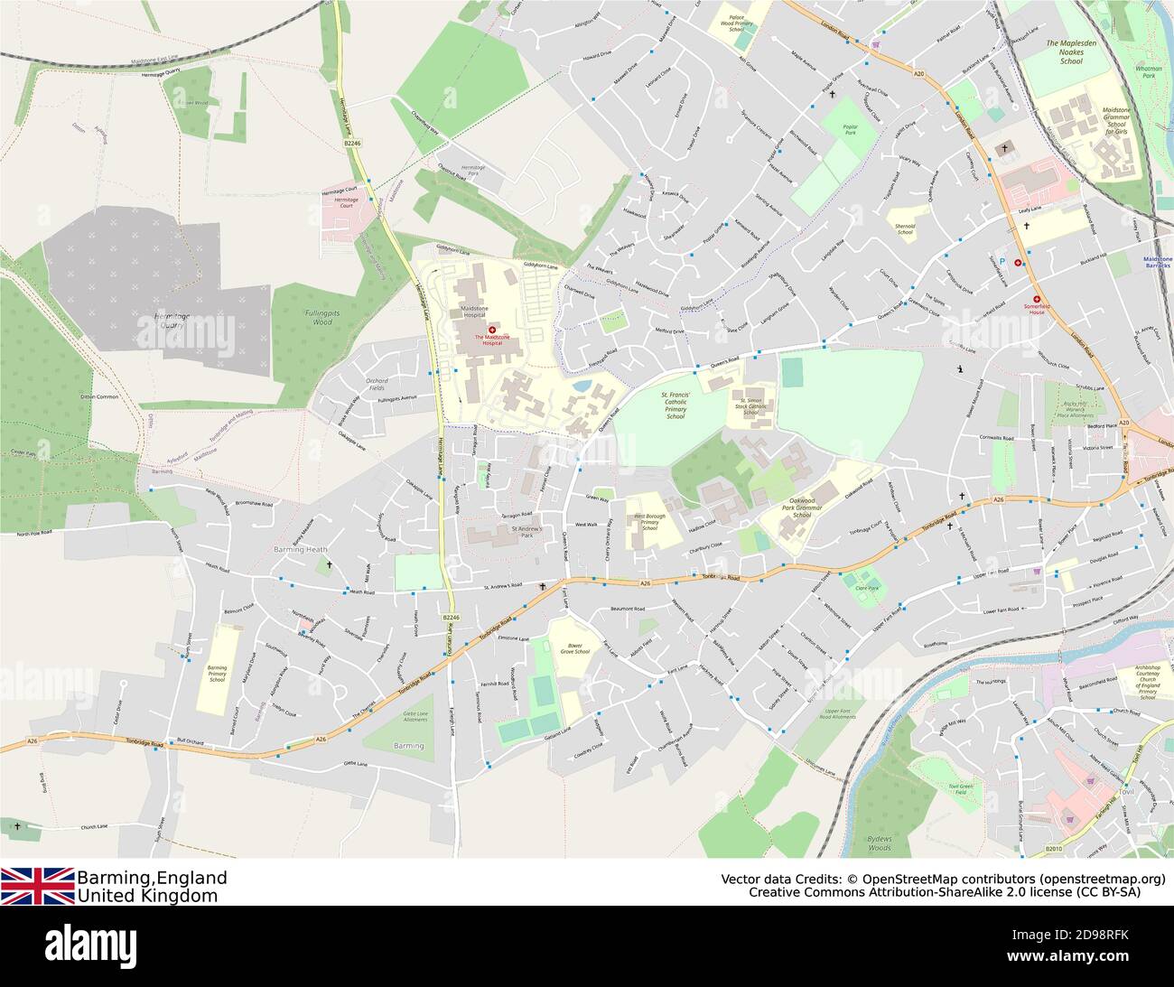 Map Of Cheltenham High Resolution Stock Photography and Images - Alamy
