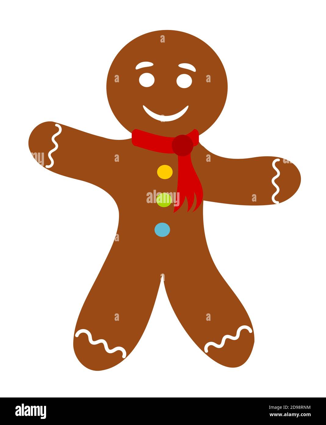 Gingerbread man. Vector illustration Stock Vector Image & Art - Alamy