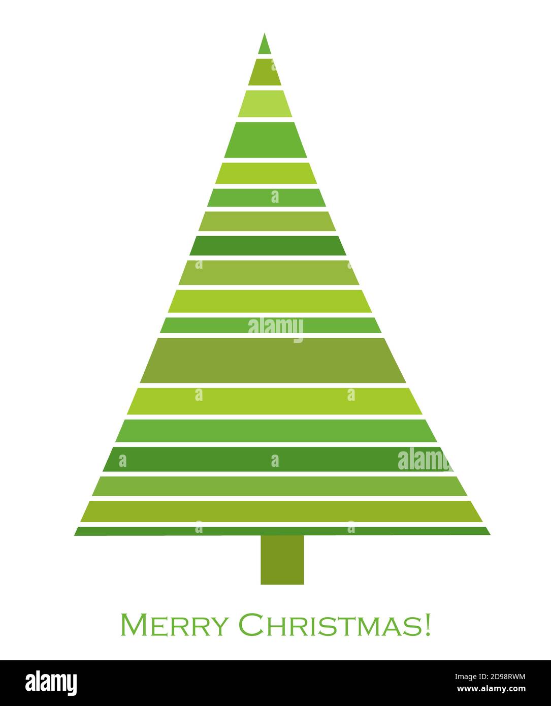 Green Christmas tree. Vector illustration Stock Vector Image & Art - Alamy