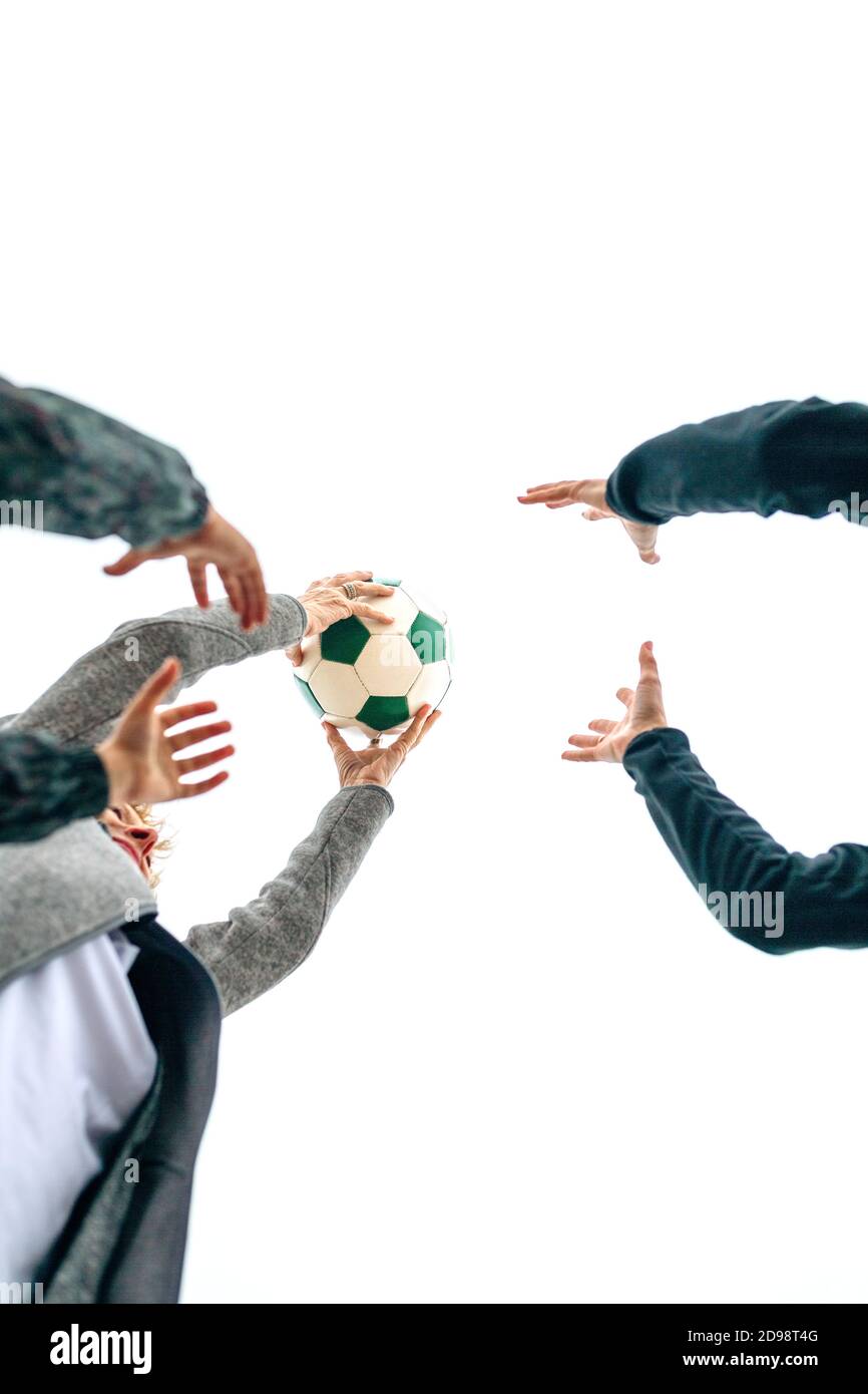 Three generations holding hands High Resolution Stock Photography and ...