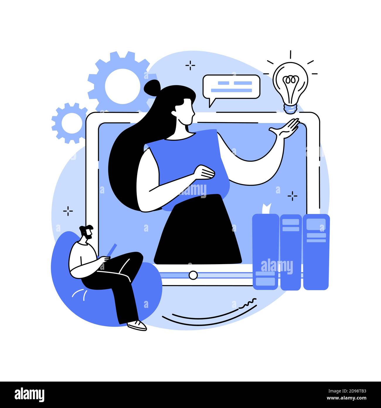 Video tutorial abstract concept vector illustration Stock Vector Image ...