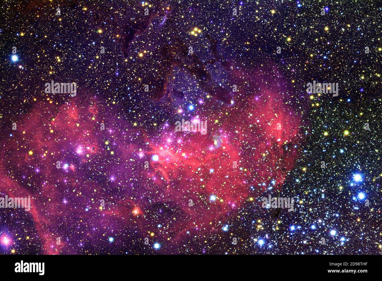 Starfield. Cosmos art. Elements of this image furnished by NASA Stock ...