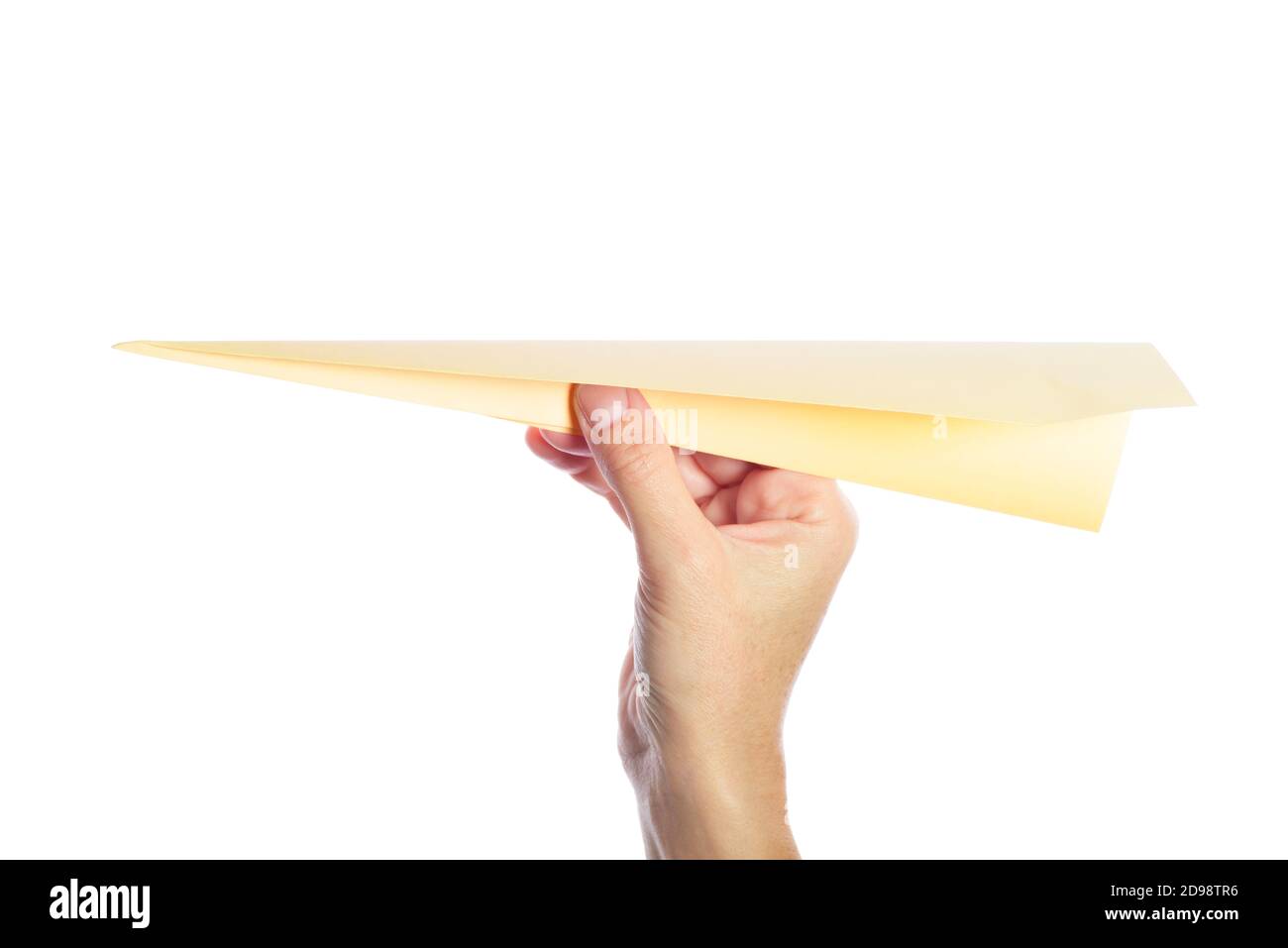 Paper plane throwing hi-res stock photography and images - Alamy