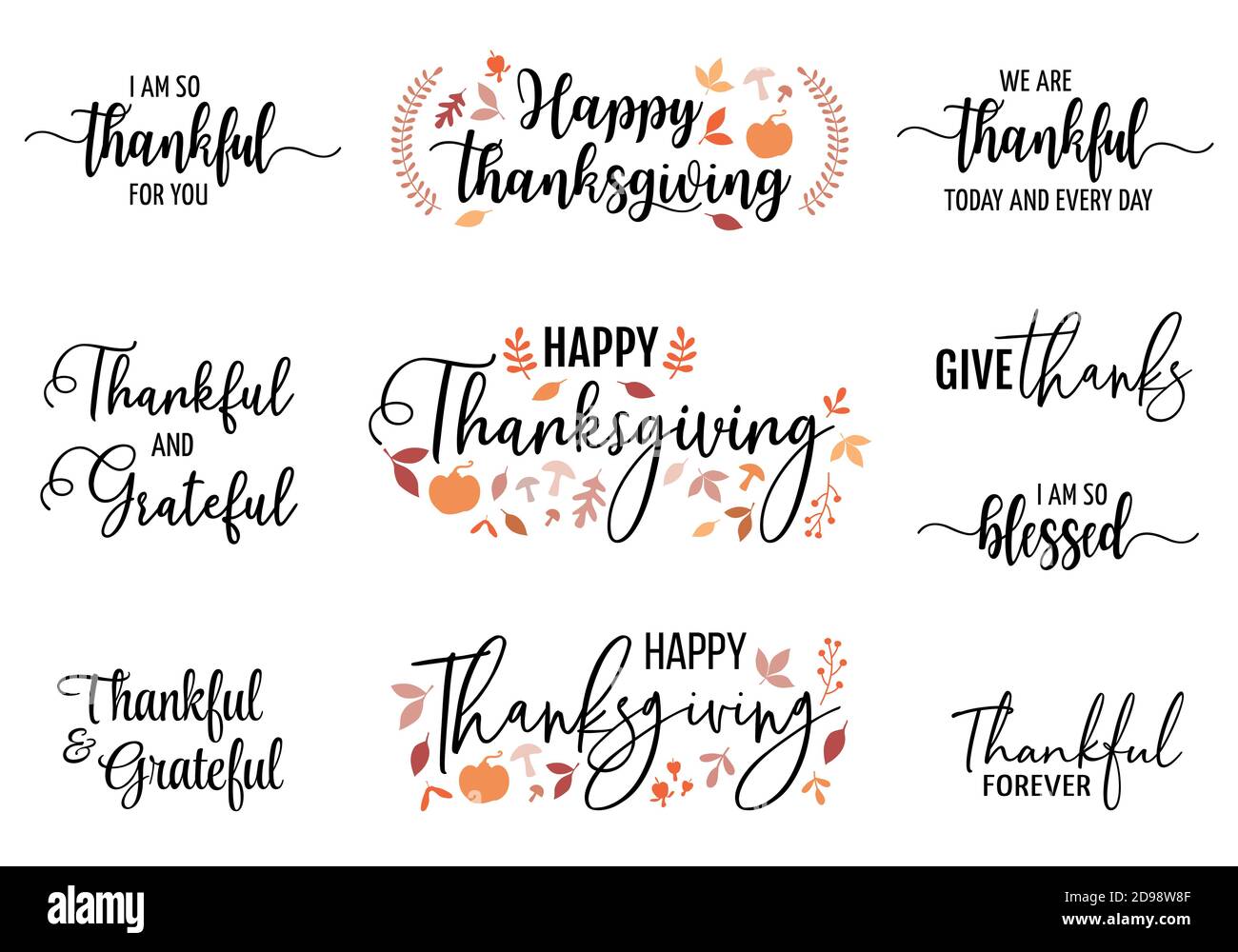 Gratitude quotes Stock Vector Images - Alamy