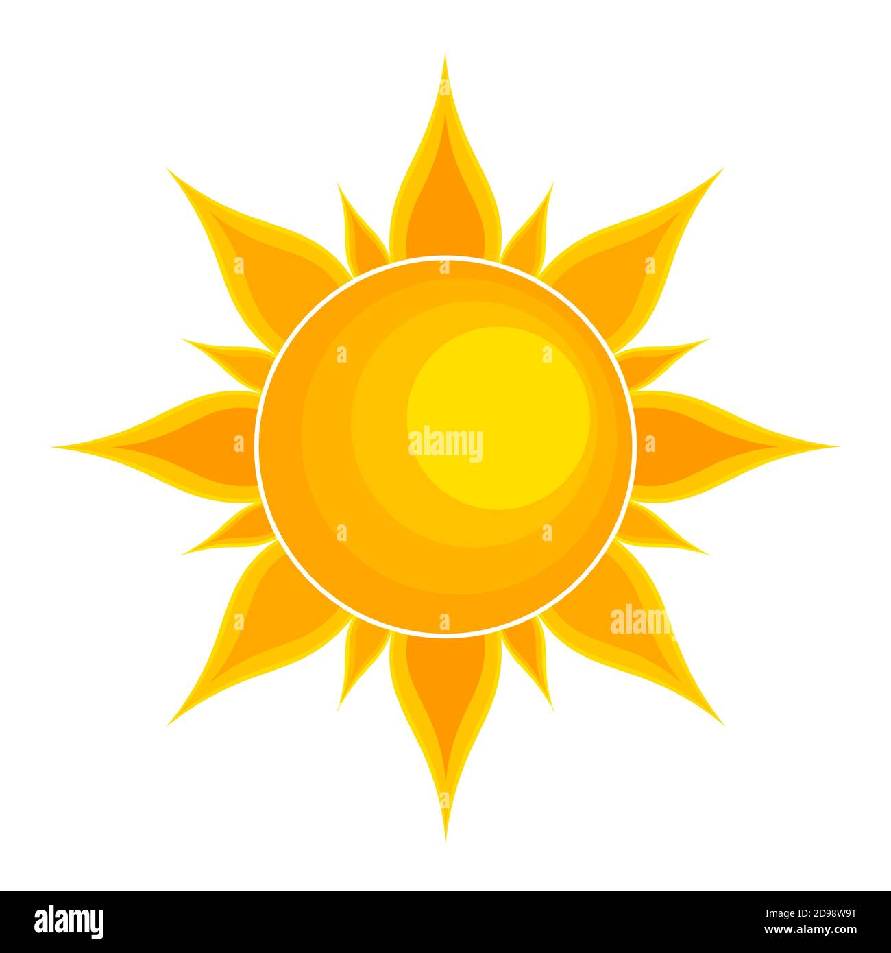 Sun. Vector illustration Stock Vector Image & Art - Alamy