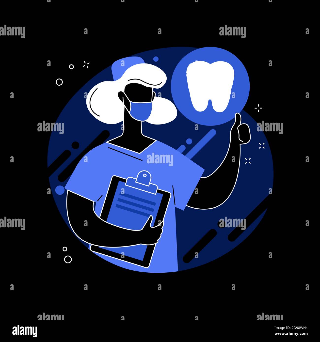 Private dentistry abstract concept vector illustration Stock Vector ...