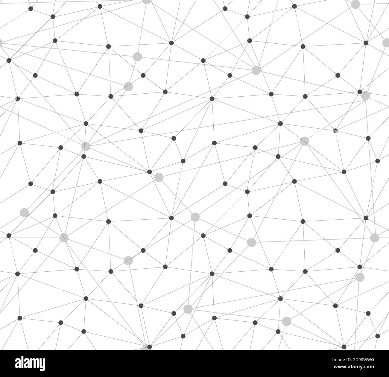 Communication dots and lines Seamless Pattern. Polygonal background ...