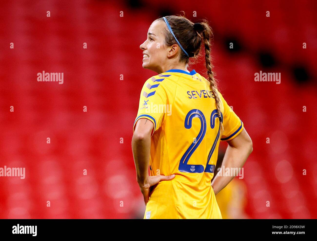 Everton's Rikke Sevecke during the Women's FA Cup Final at Wembley ...
