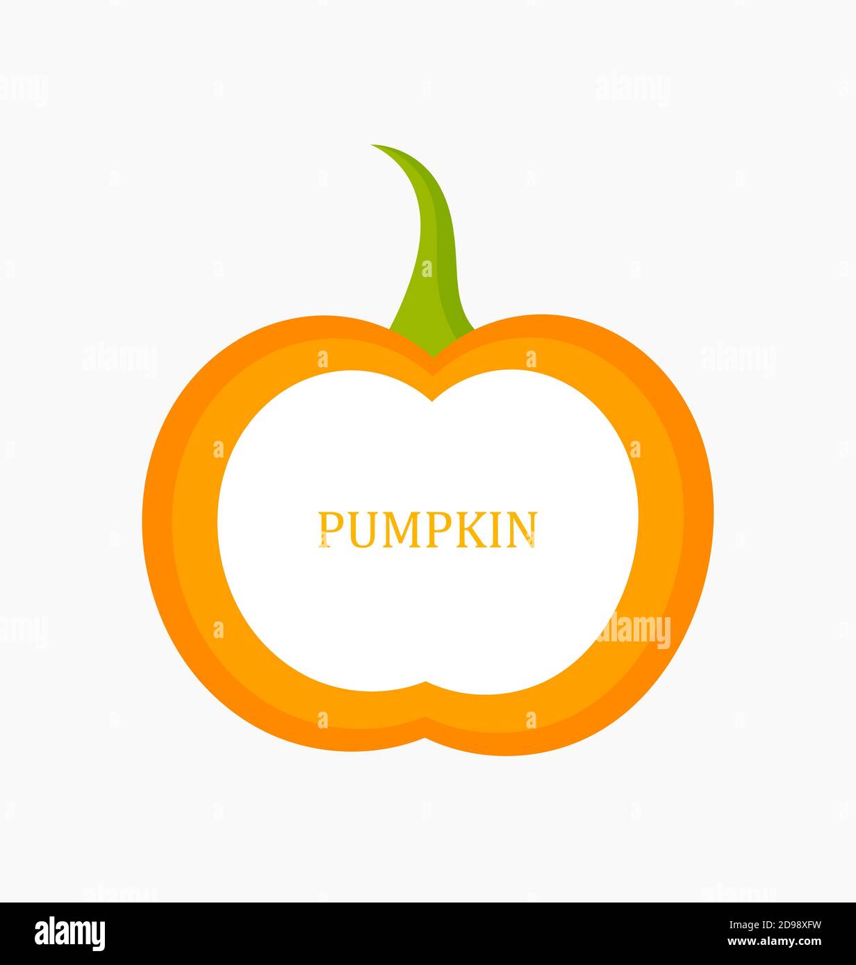Pumpkin label. Vector illustration Stock Vector Image & Art - Alamy
