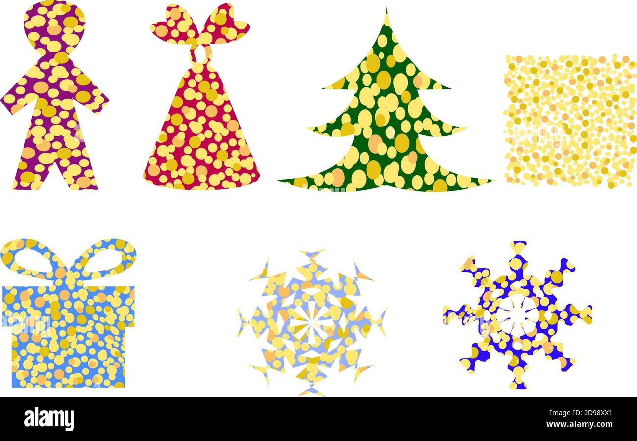 Pink glitter christmas tree Stock Vector Images - Alamy