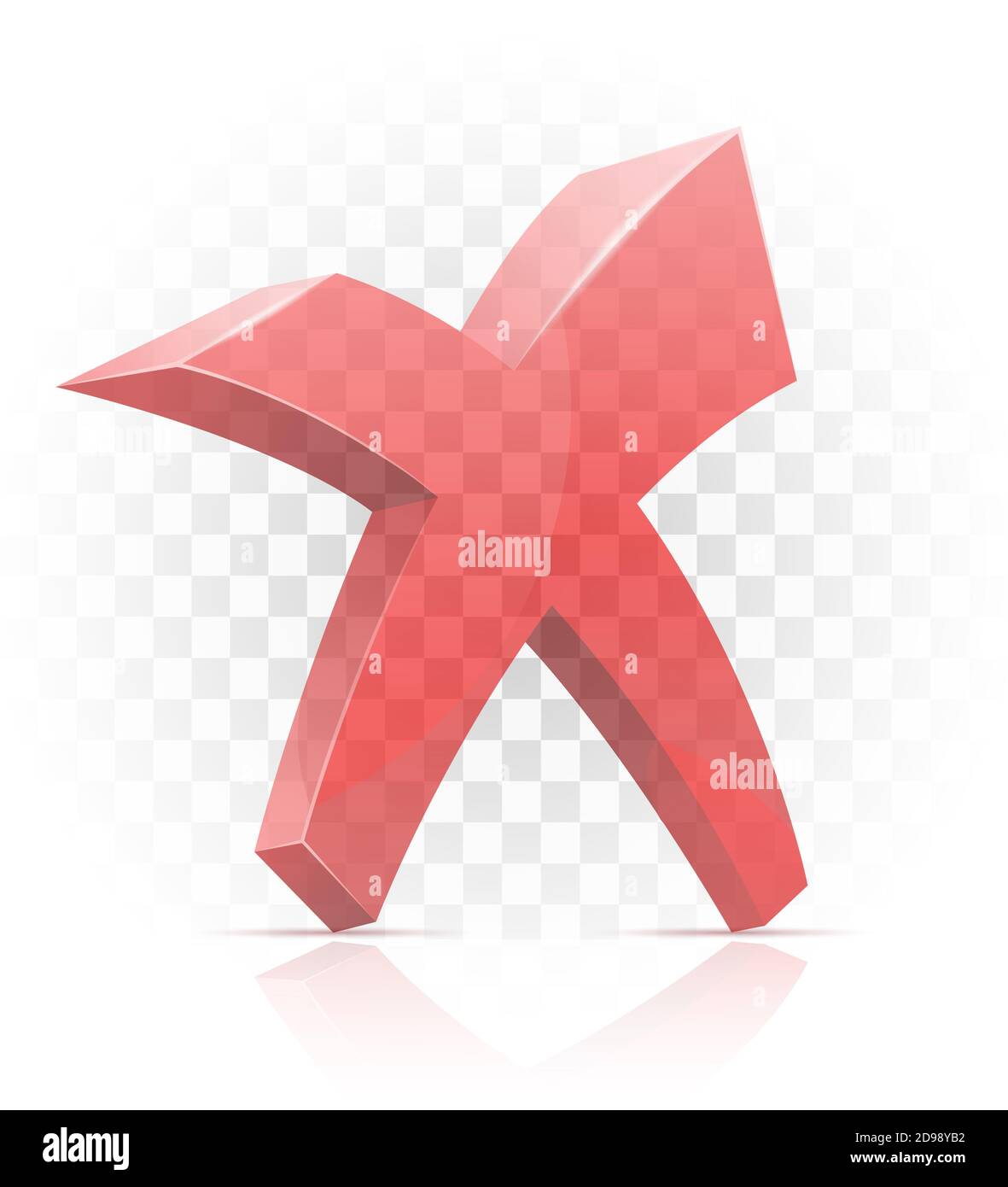 icon cross no mark sign graphic elements for design vector illustration ...