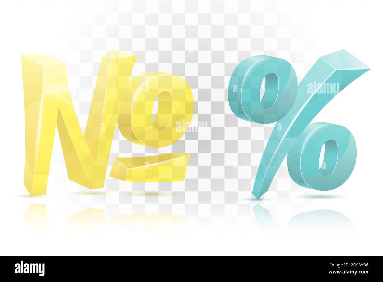 icon number and percentage mark sign graphic elements for design vector ...