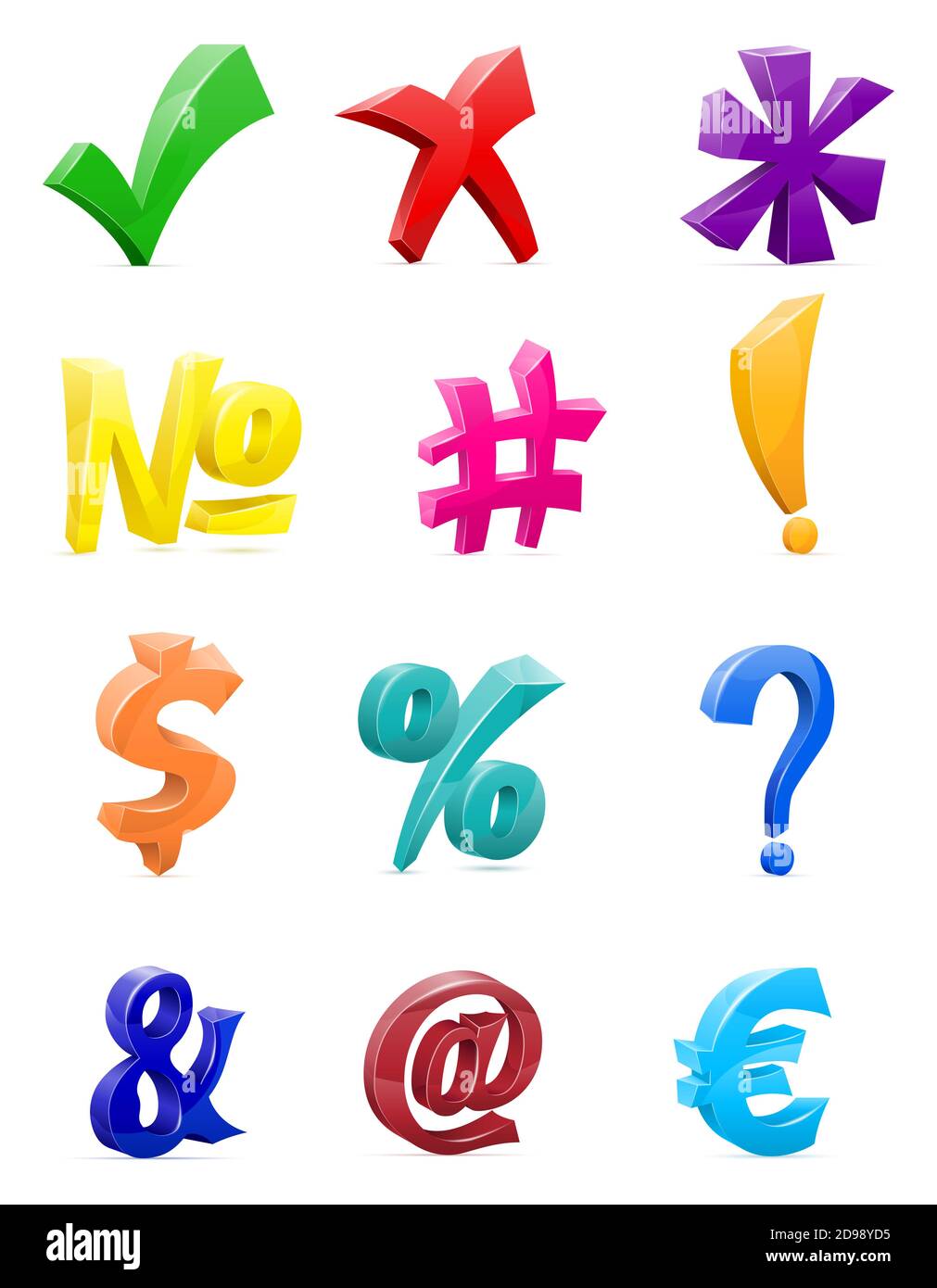 set icon mark sign graphic elements for design vector illustration ...