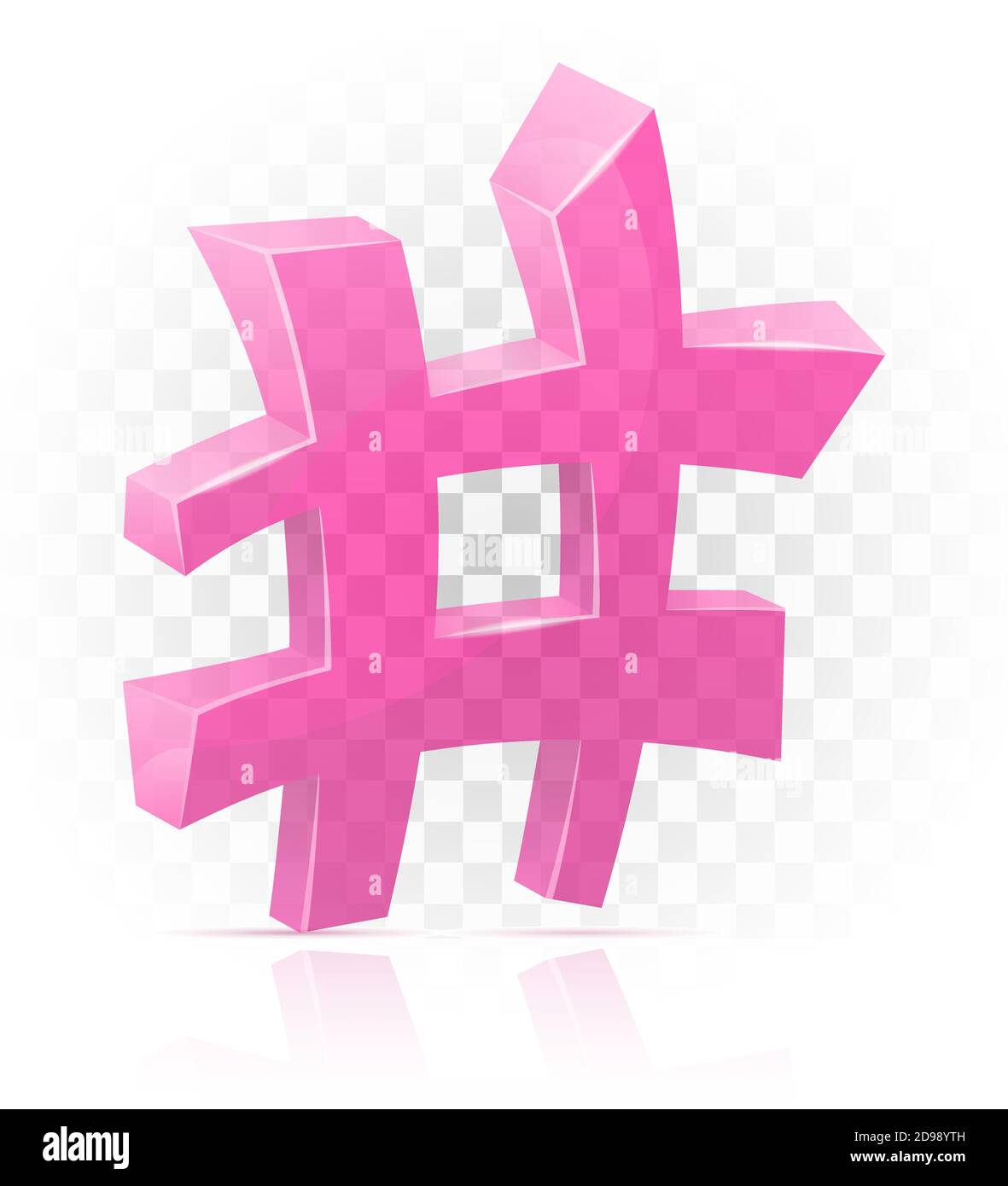 icon hashtag mark sign graphic elements for design vector illustration ...